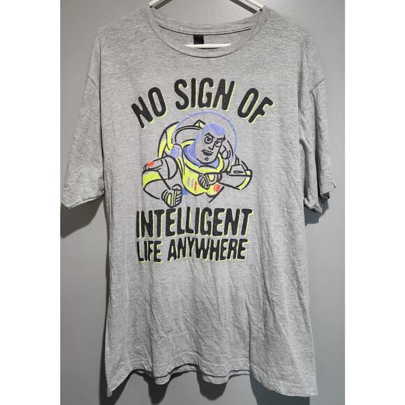 Pixar | Shirts | Disney Toy Story Buzz Lightyear No Sign Of Intelligent ...